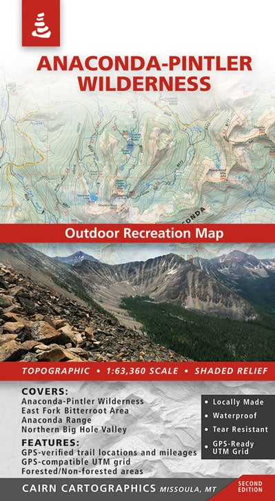 Anaconda-Pintler Wilderness Map | 5518 Designs Store