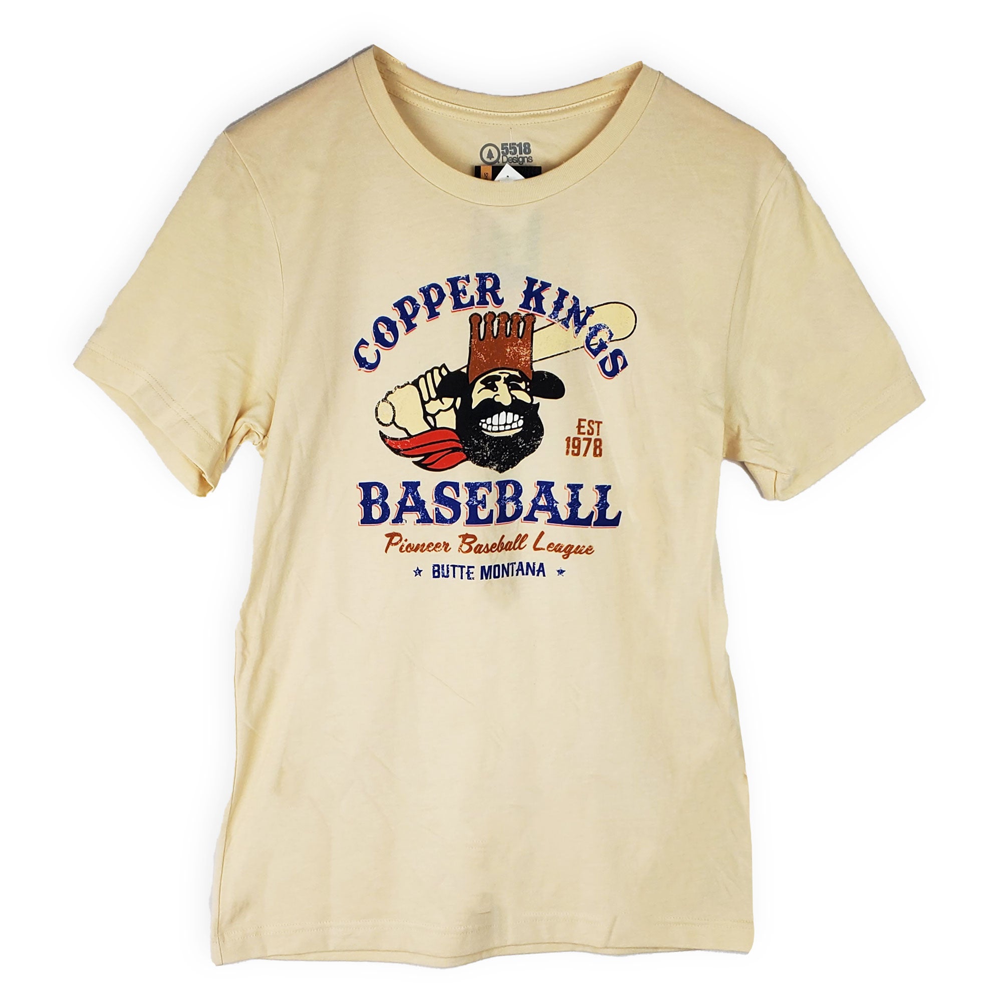 Copper Kings Baseball Team Icon Tee | 5518 Designs Store