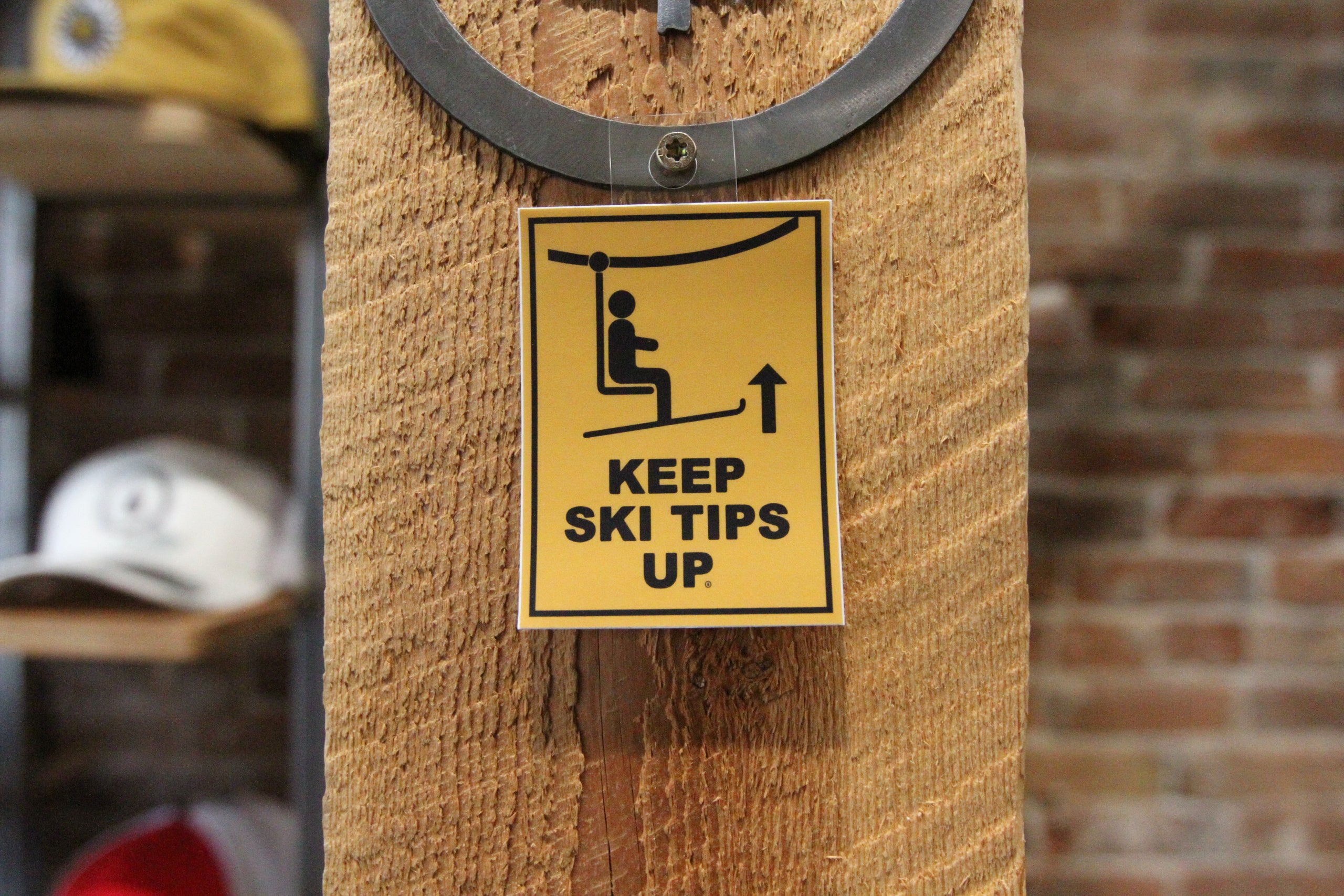 Keep Ski Tips Up Sticker | 5518 Designs Store