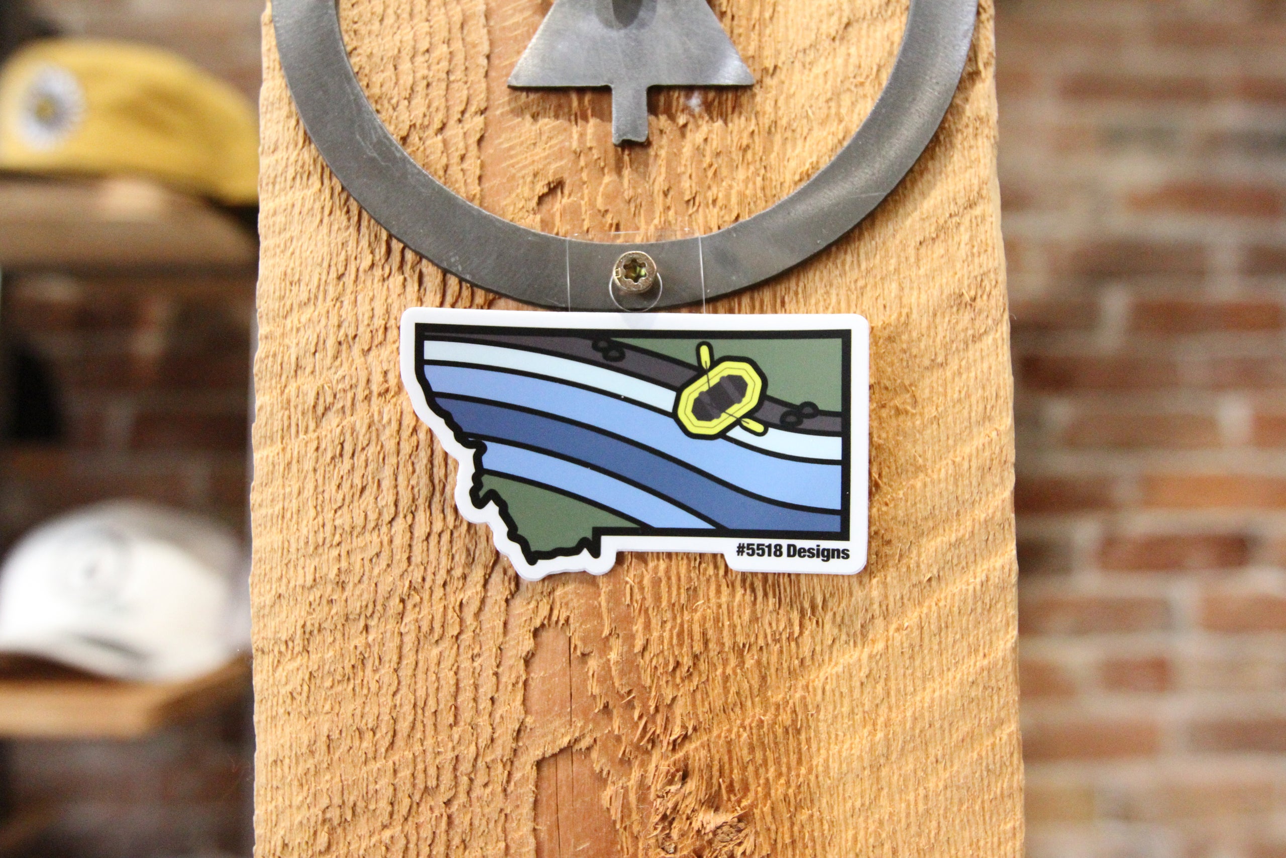 Raft Simple Place Sticker | 5518 Designs Store